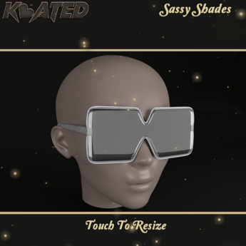 Second Life Marketplace - [KOATED] [SASSY SHADES] Silver W/Blk