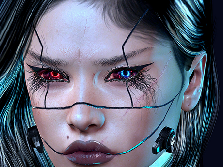 Second Life Marketplace - +ABYSSAL+ DARK GHOST Face Tech Set + Shine ...