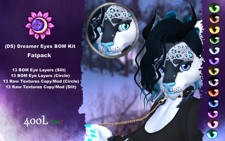 Second Life Marketplace - (DS) Dreamer Eye BOM Kit