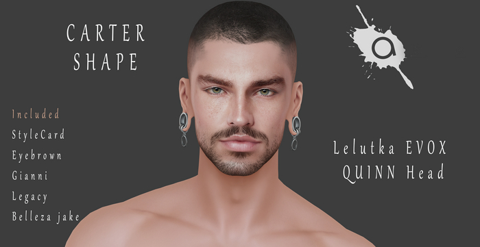 Second Life Marketplace - ATA Shapes - Carter Shape For Lelutka Quinn 3.1