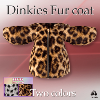 Second Life Marketplace - !.: CHARM:.!!!Dinkies Fur coat