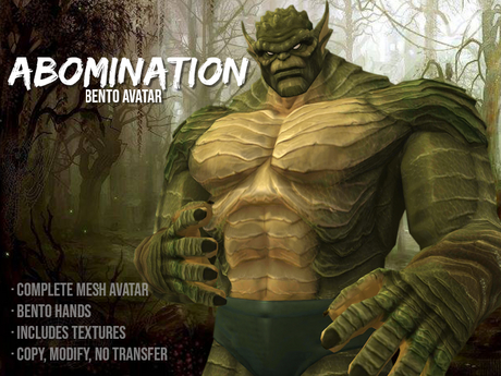 Second Life Marketplace - .:CQ:. Abomination Bento Avatar