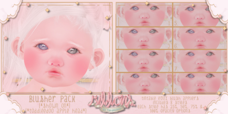 Second Life Marketplace - {Ribbons} Blusher Pack - EvoX {Box}