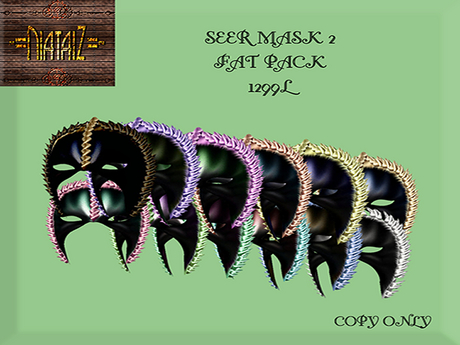 Second Life Marketplace - SEER MASK 2 FAT PACK
