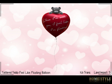 Second Life Marketplace - 'HS' Tattered Teddy - Feel Like Floating TC