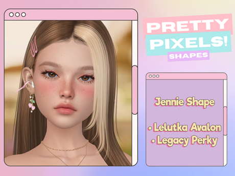 Second Life Marketplace - [ PRETTY PIXELS ]~ Jennie Shape ~ Lelutka ...