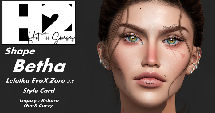 Second Life Marketplace - H2 - Shape Betha Lelutka EvoX Zora 3.1