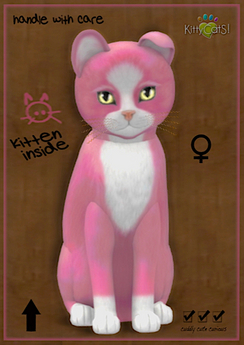 Second Life Marketplace - ♀ New Born 8T Chateau Cat - Pink & White No ...