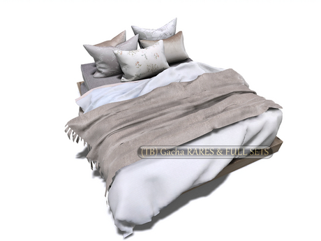 Second Life Marketplace - 3 ionic : Design Bed (White)