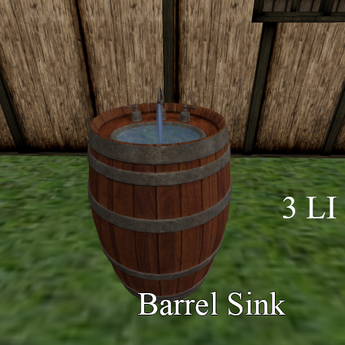 Second Life Marketplace - DP Barrel Sink v2.1