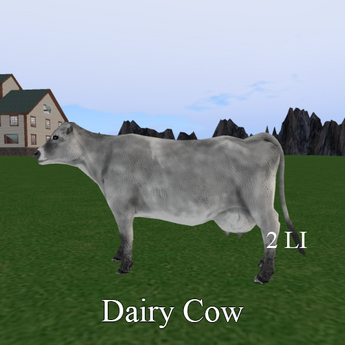 Second Life Marketplace - dp dairy cow 2.1