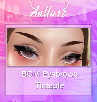 Second Life Marketplace - [A] Fierce Eyebrows *Tintable*