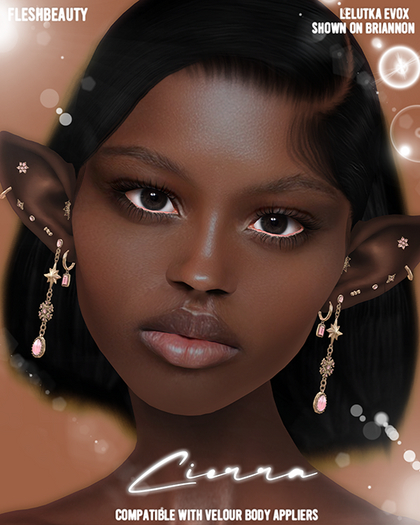 Second Life Marketplace - fleshbeauty - cierra skin "chocolate" lelutka ...