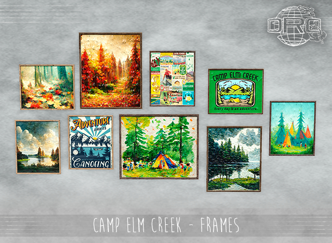 Second Life Marketplace - -DRD- Camp Elm Creek - Frames