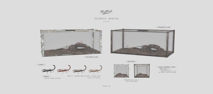 Second Life Marketplace - Pewpew! Scorpio Gacha - FATPACK