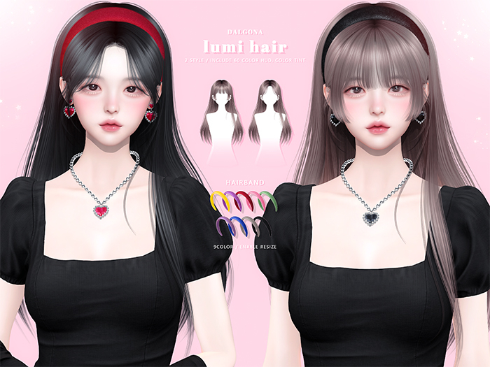Second Life Marketplace - DALGONA - lumi hair
