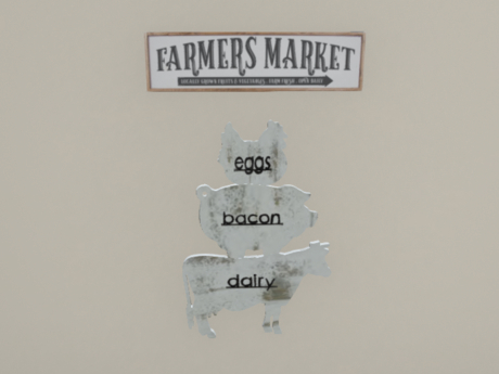 Second Life Marketplace - Farmer's Market Eggs Dairy Bacon Wall Decor