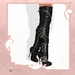 Second Life Marketplace - V2V LEEZA BROWN CROSS BOOTS (add me )