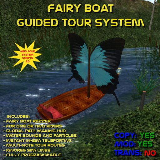 Second Life Marketplace - Fairy Boat Tour