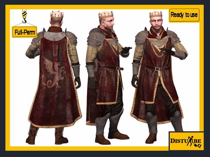 Second Life Marketplace - ::DisturbeD:: Sanford Medieval Lord Fictional ...