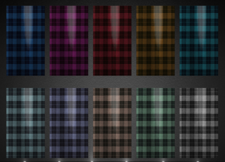 Second Life Marketplace - Checkered Past Nail Texture Hud ONLY "BOXED"