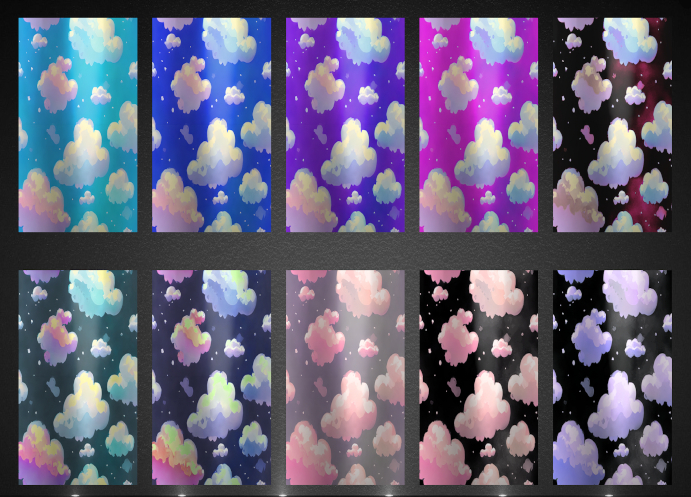 Second Life Marketplace - Dreaming In Color Nail Texture Hud ONLY "BOXED"