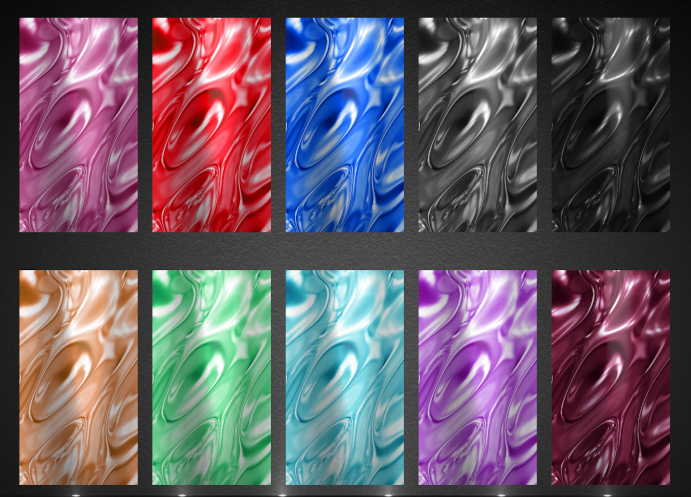 Second Life Marketplace - Mixed Silk Oil Nail Texture Hud ONLY "BOXED"