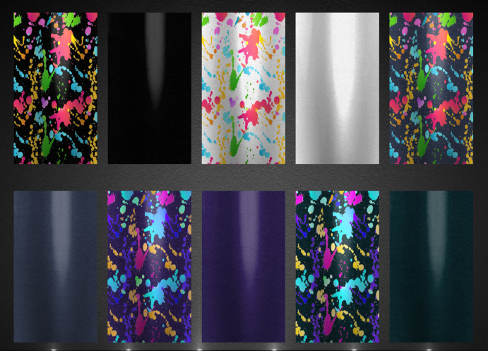 Second Life Marketplace - Paint Splash Nail Texture Hud ONLY "BOXED"