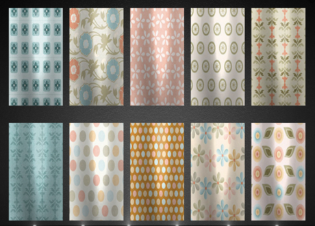 Second Life Marketplace - Random Thoughts Nail Texture Hud ONLY "BOXED"
