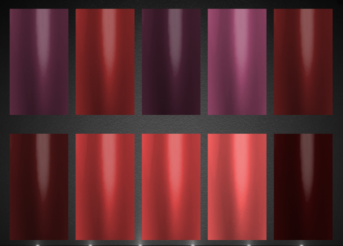 Second Life Marketplace - Red Nail Texture Hud ONLY "BOXED"