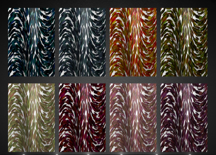 Second Life Marketplace - Vivid Streamer Nail Texture Hud ONLY "BOXED"