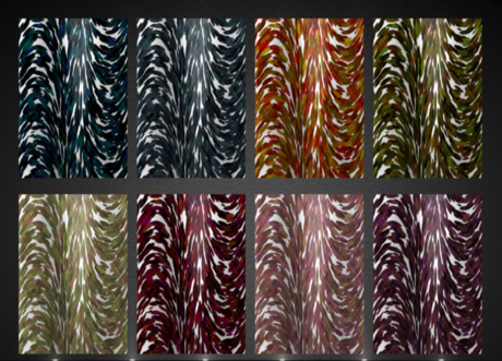 Second Life Marketplace - Vivid Streamer Nail Texture Hud ONLY "BOXED"