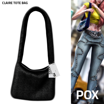 Second Life Marketplace - POX - Claire.Bag in Black