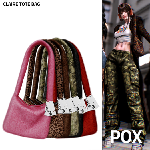Second Life Marketplace - POX - Claire.Bag #Fatpack