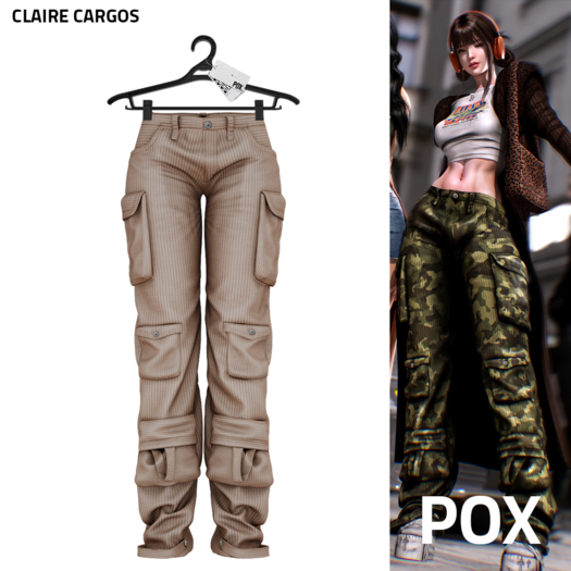 Second Life Marketplace - POX - Claire.Cargos in Beige
