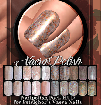 Second Life Marketplace - :[P]:- Vaera Nailpolish Pack - Antonie & Charmed