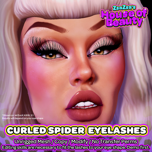 Second Life Marketplace - (ZHOB) Wet Eyelashes