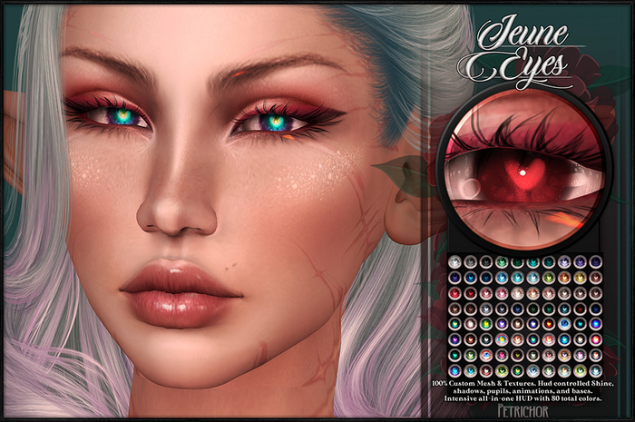 Second Life Marketplace - :[P]:- Eyes - Jeune [Unpacker]