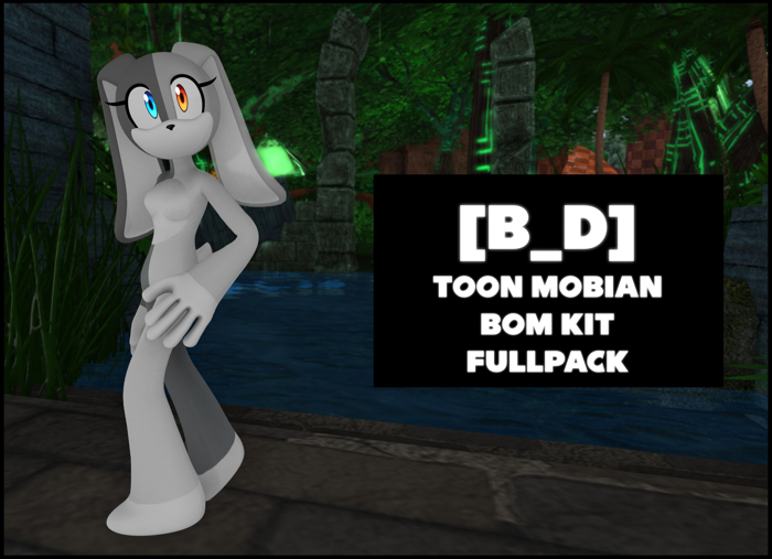 Second Life Marketplace - [B_D] Toon Mobian BOM Kit FULLPACK