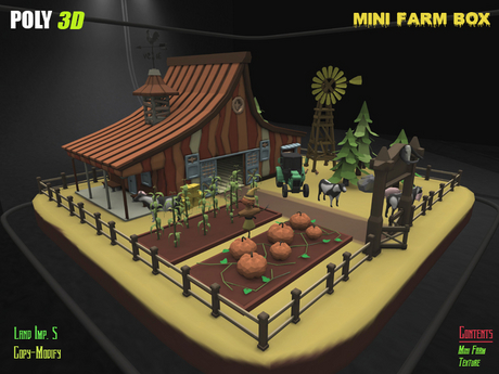 Second Life Marketplace - [Poly Design]-Mini Farm Box-(Hud Box Unpack)