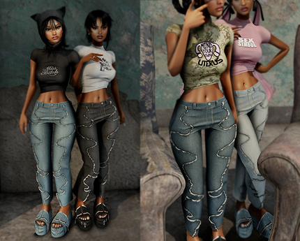 Second Life Marketplace - POX - Claire.Denim in Diesel