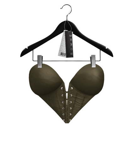 Second Life Marketplace - Rowne.Jinx Sweetheart Top - Olive