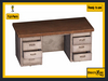 Second Life Marketplace - ::DisturbeD:: Old Office Table - FULL PERM MESH