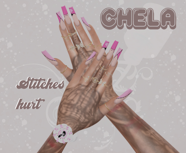 Second Life Marketplace - Chela - Stitches Square Nails