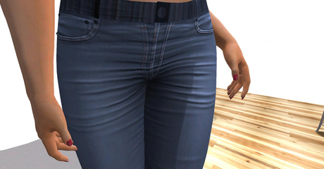 Second Life Marketplace - ZJ'S LORIA JEANS AND TOP SOFT BLUE"SWEATER ...