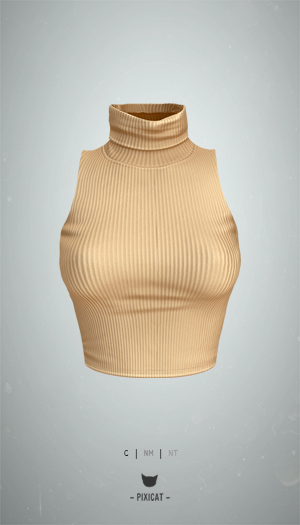 Second Life Marketplace - -Pixicat- Holly Top (Tan)