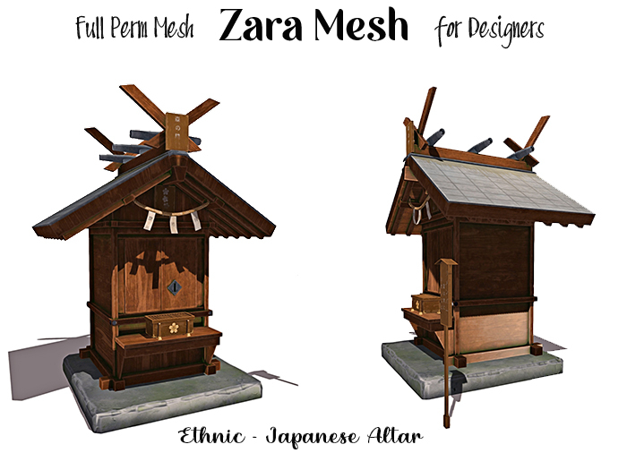 Second Life Marketplace - ZM - Ethnic - Japanese Altar FULL PERMS