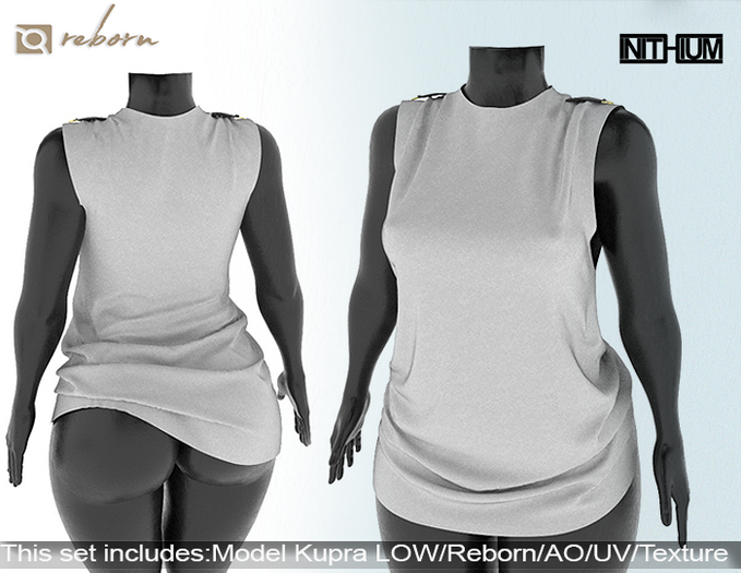 Second Life Marketplace - Full Perm_iGW_Shirt Reborn / Kupra low