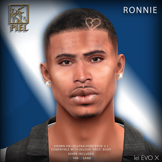 Second Life Marketplace - Piel - Ronnie EvoX BOM - FATPACK