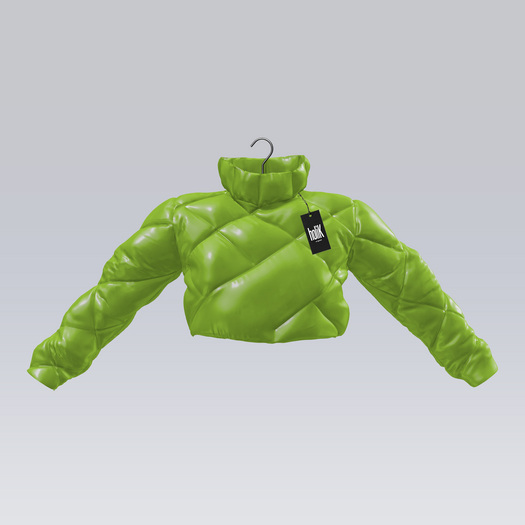Second Life Marketplace - holiK. - Mariah Coat - Neon Green